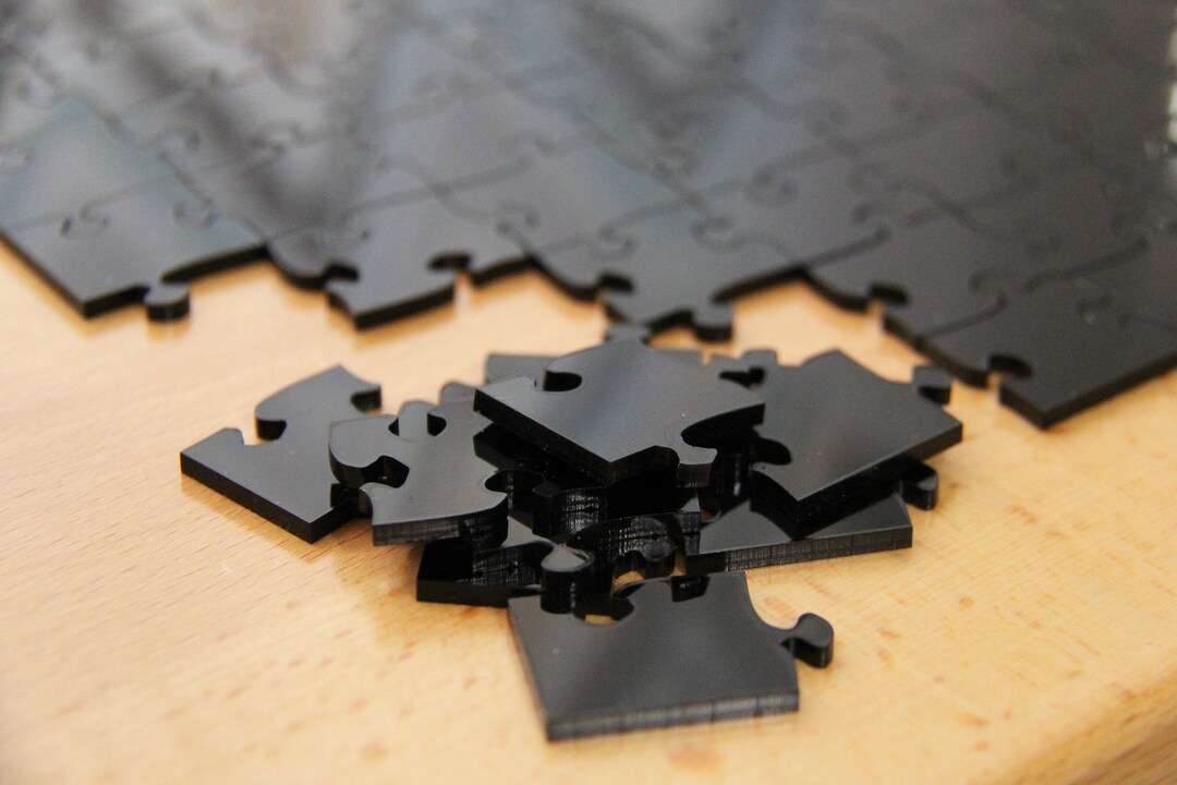 Glossy Black Acrylic Puzzle, Difficult Puzzle, Gag Gift - Etsy