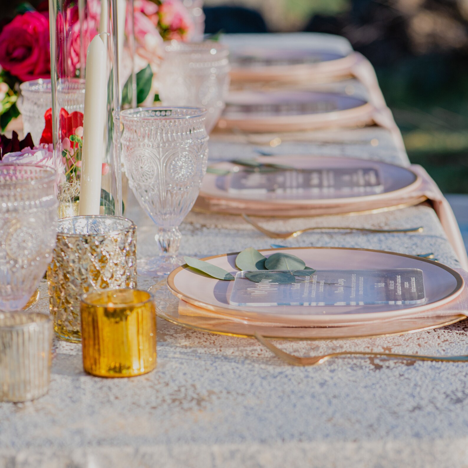 Acrylic Menu Card Engraved Wedding Menu Event Menu | Etsy