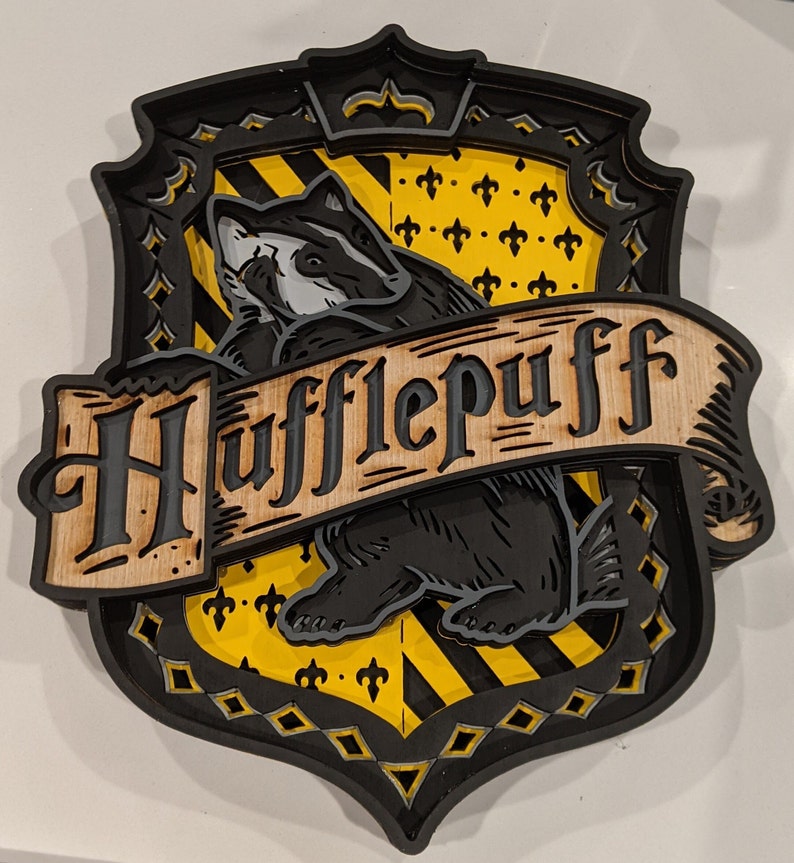 Wizard House Crest Sign - Etsy