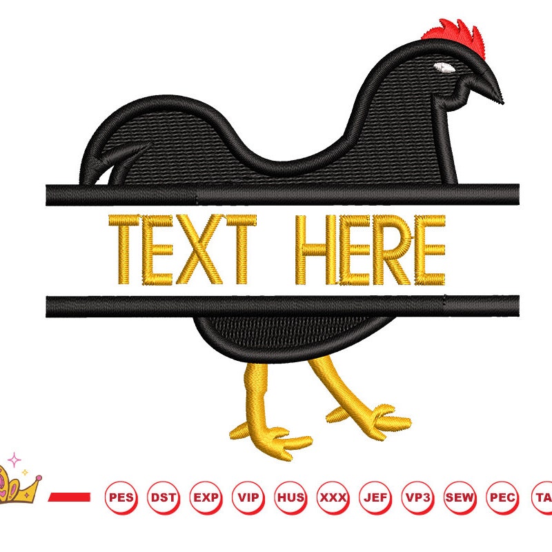 Chicken Embroidery - Etsy