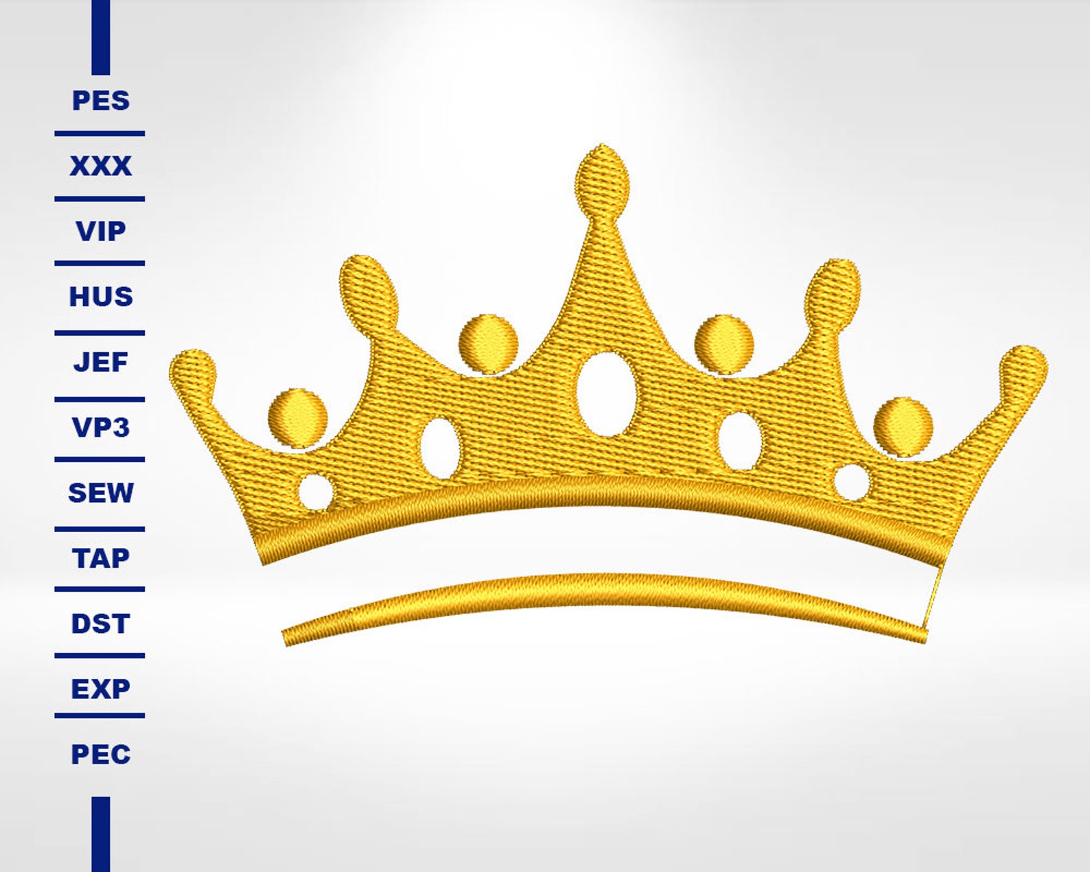 Crown Set Embroidery Design Crown Embroidery Machine King - Etsy