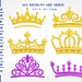 Crown Set Embroidery Design, Crown Embroidery Machine, King Crown ...
