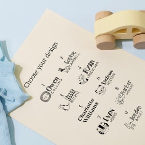 FABRIC STAMP, CUSTOM Fabric Stamp, Fabric Stamp Personalized, Cloth ...