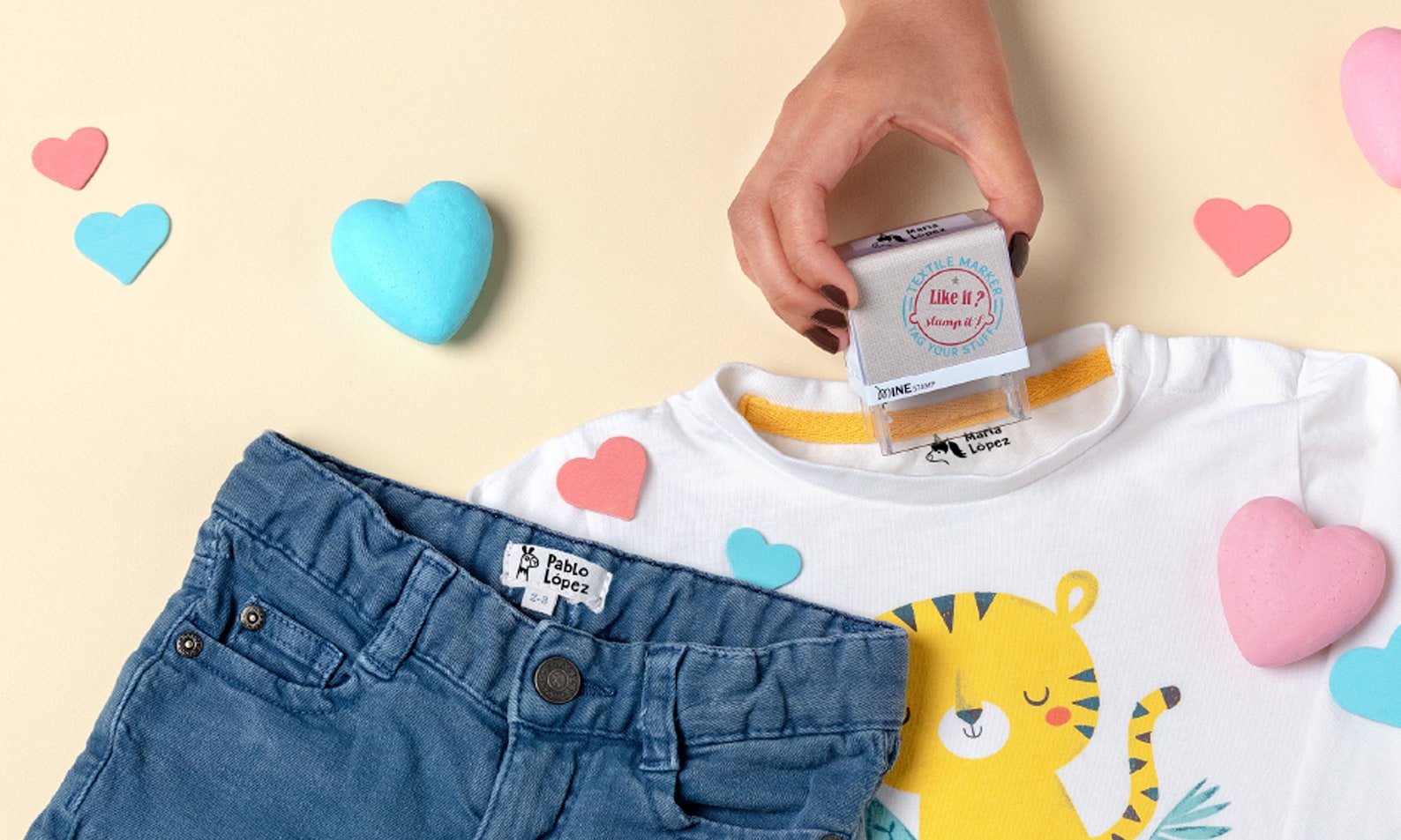 FABRIC STAMP CUSTOM Fabric Stamp Fabric Stamp Personalized - Etsy