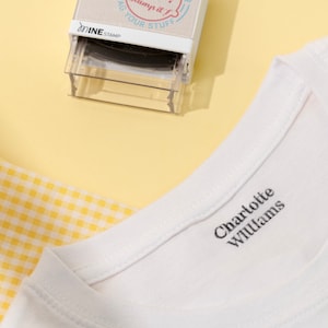 FABRIC STAMP, CUSTOM Fabric Stamp, Fabric Stamp Personalized, Cloth ...