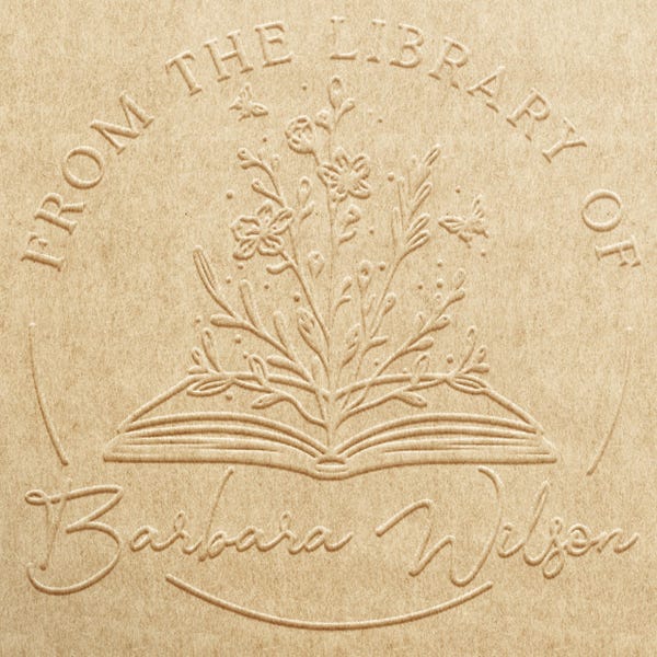 Custom Book Embosser - Etsy