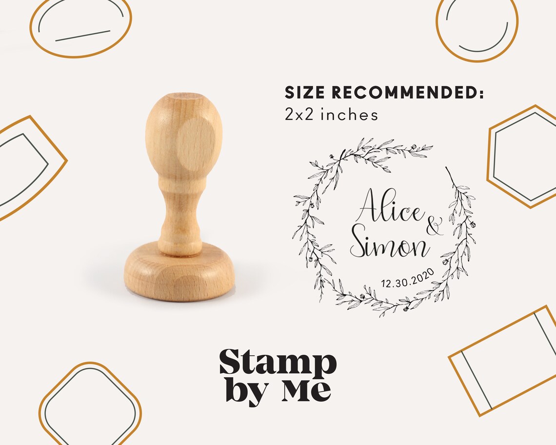 CUSTOM WEDDING STAMP Wedding Stamp Personalized Wedding | Etsy
