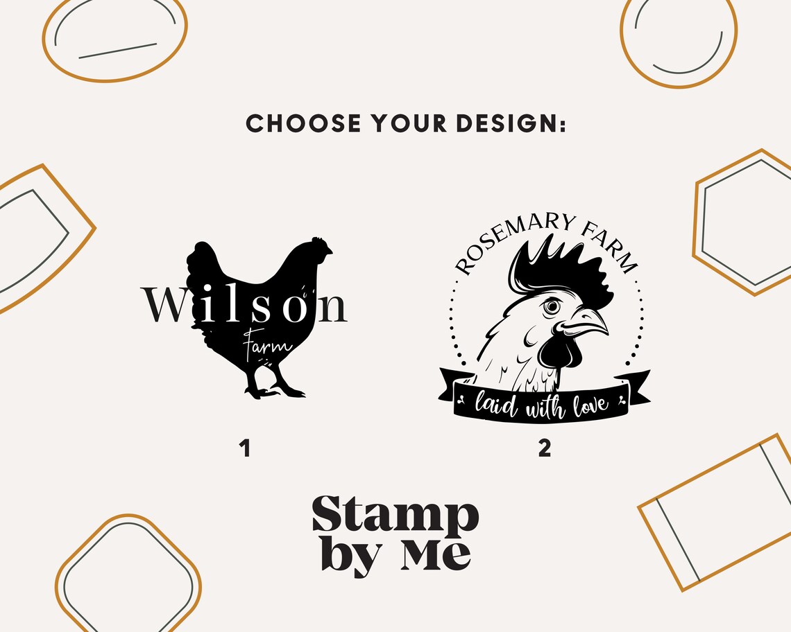 EGG STAMP Chicken EGG Stamp Egg Stamps Custom Egg Stamp | Etsy