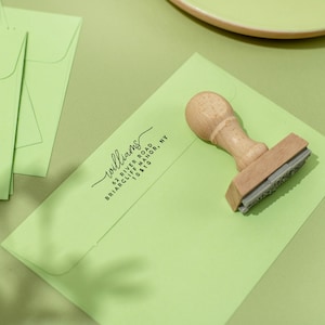 Return Address Stamp | Self Inking or Wood | Address Stamp | Custom ...