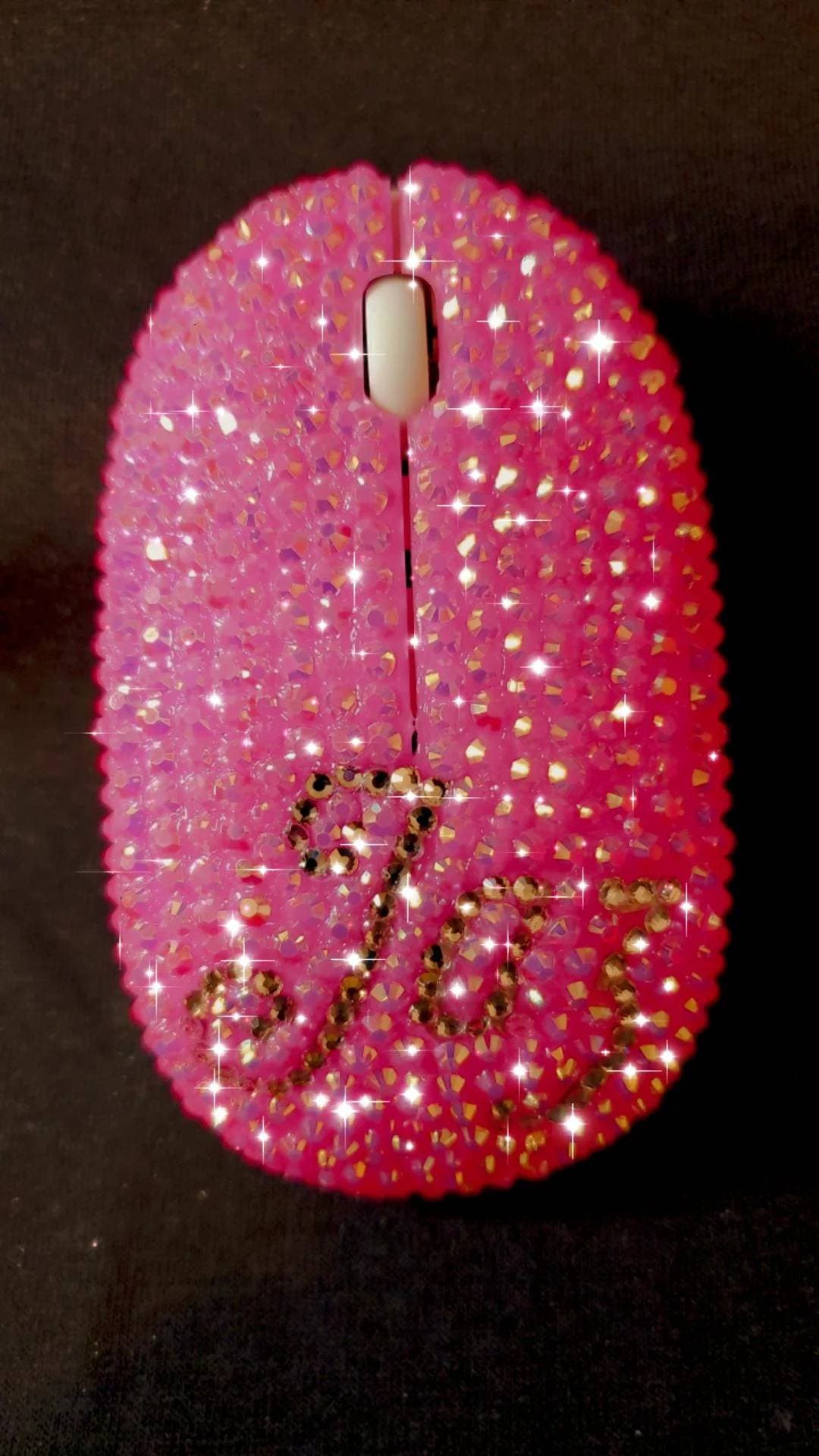 Hot Pink Bling Computer Mouse | Etsy