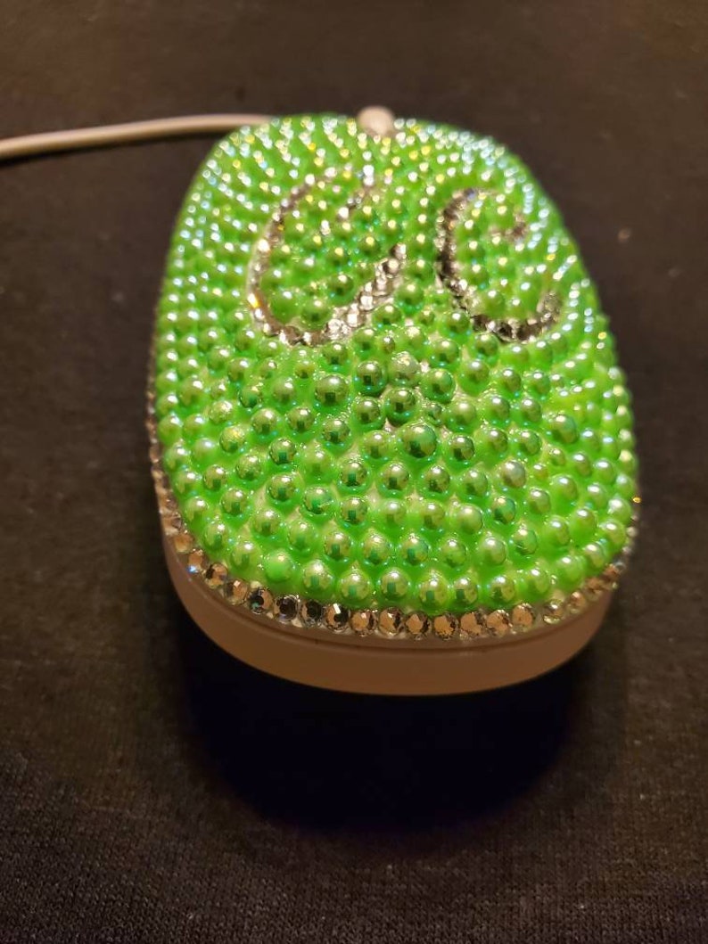 Bling Computer Mouse - With Pearls & Rhinestones - Etsy