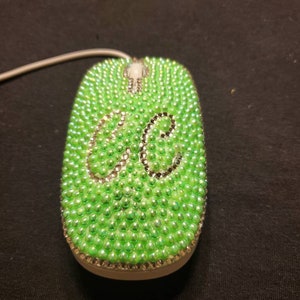 Bling Computer Mouse - With Pearls & Rhinestones - Etsy