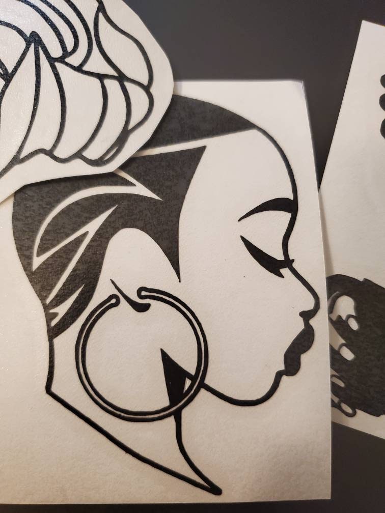 Short Fade Hair Diva - Decal Sticker - Etsy