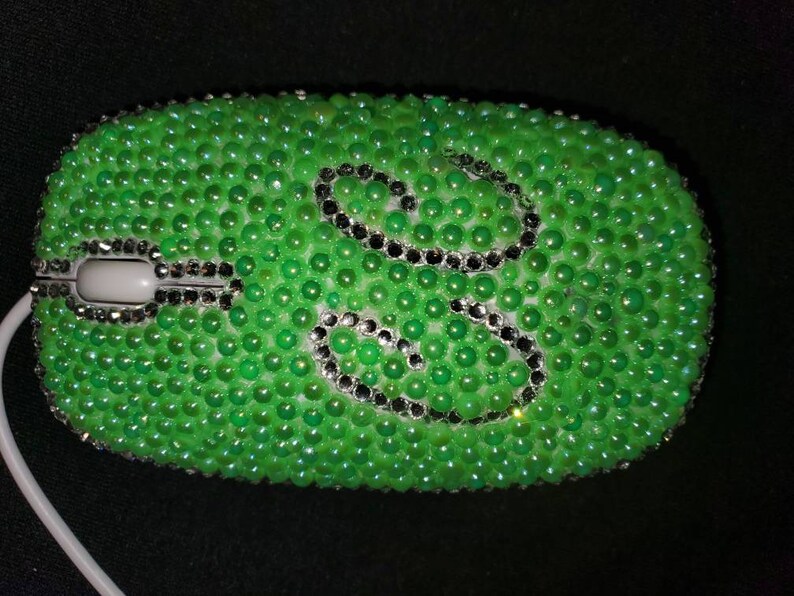 Bling Computer Mouse - With Pearls & Rhinestones - Etsy