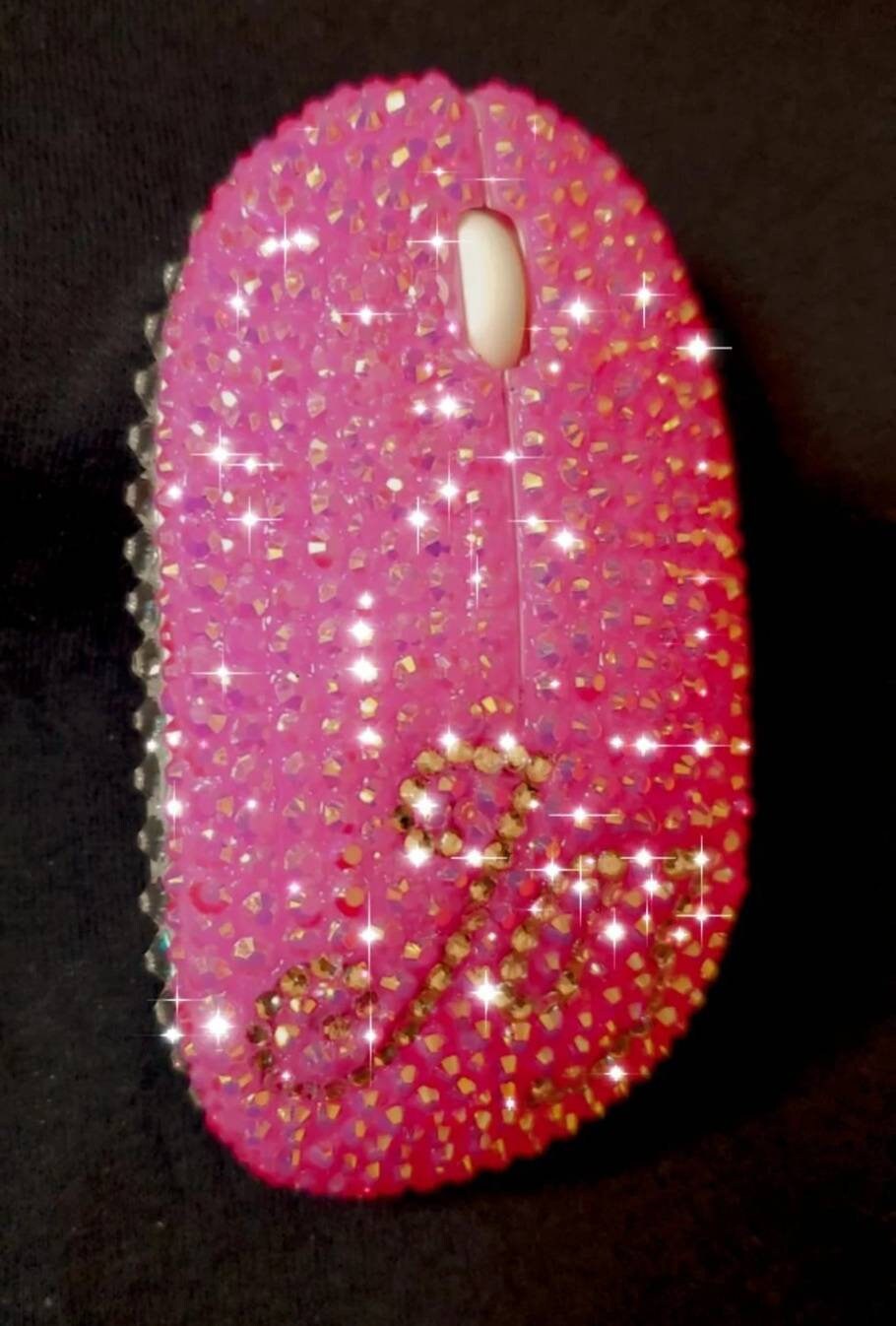 Hot Pink Bling Computer Mouse | Etsy
