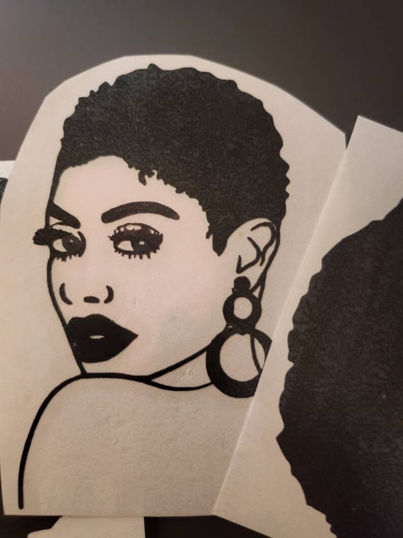 Over the Shoulder Diva - Decal Sticker - Etsy