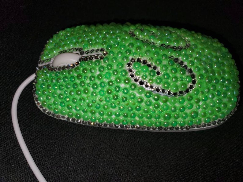 Bling Computer Mouse - With Pearls & Rhinestones - Etsy