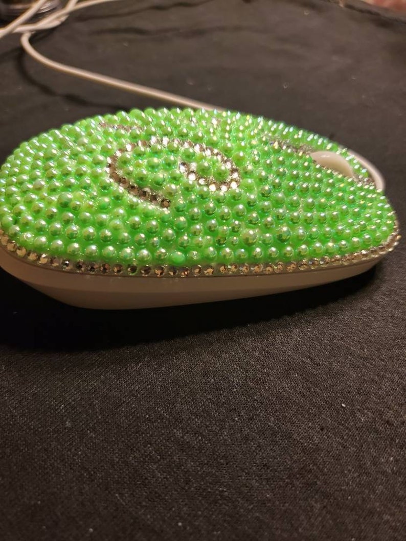 Bling Computer Mouse - With Pearls & Rhinestones - Etsy