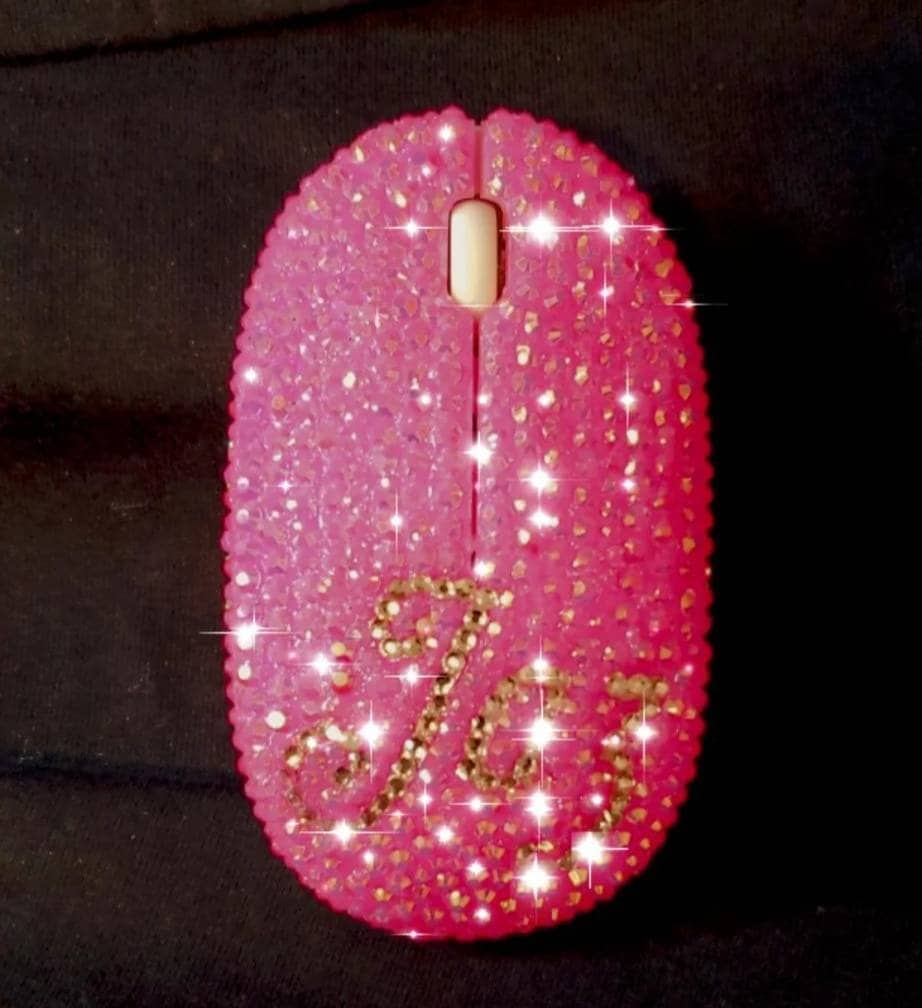 Hot Pink Bling Computer Mouse | Etsy