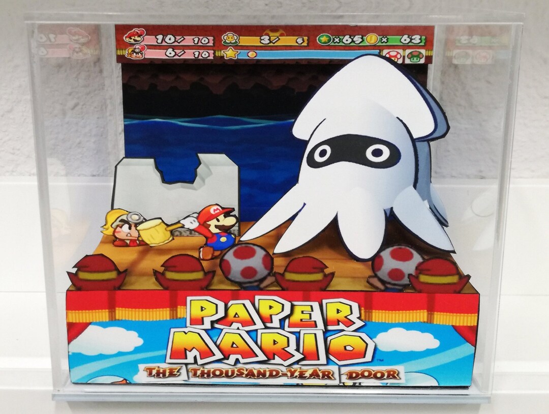 Paper Mario: the Thousand-year Door Cube Diorama - Etsy