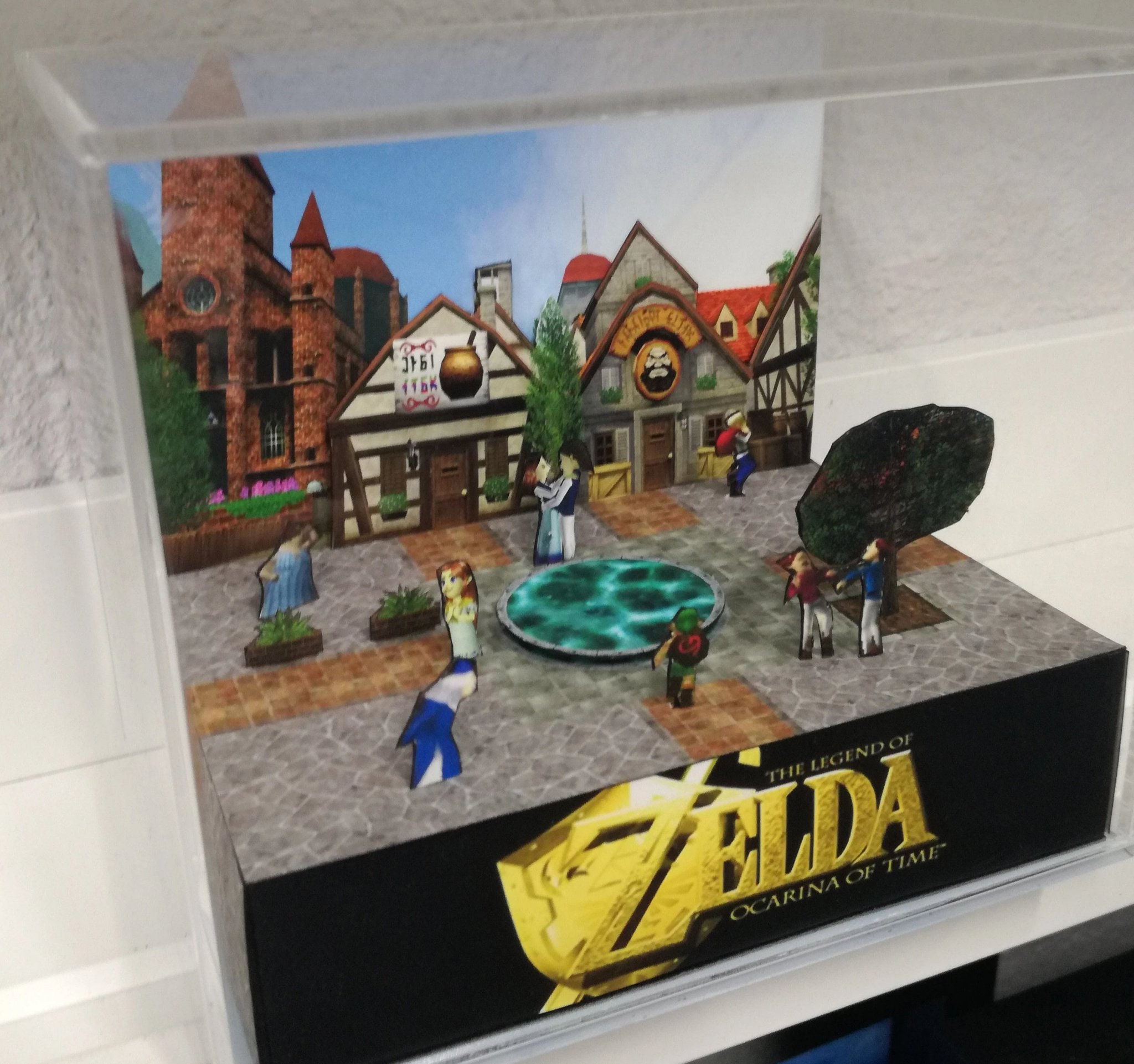 Zelda Ocarina of Time Market Cube Diorama - Etsy