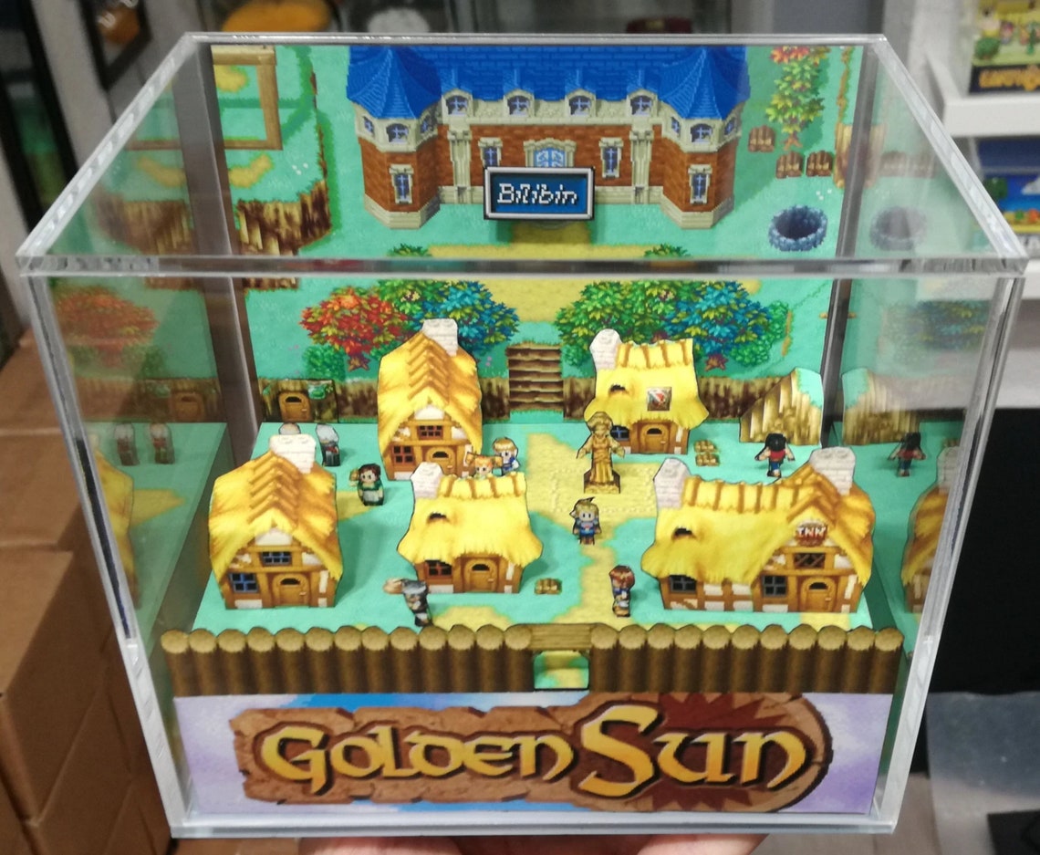 Golden Sun Bilibin Cubic Diorama - Etsy