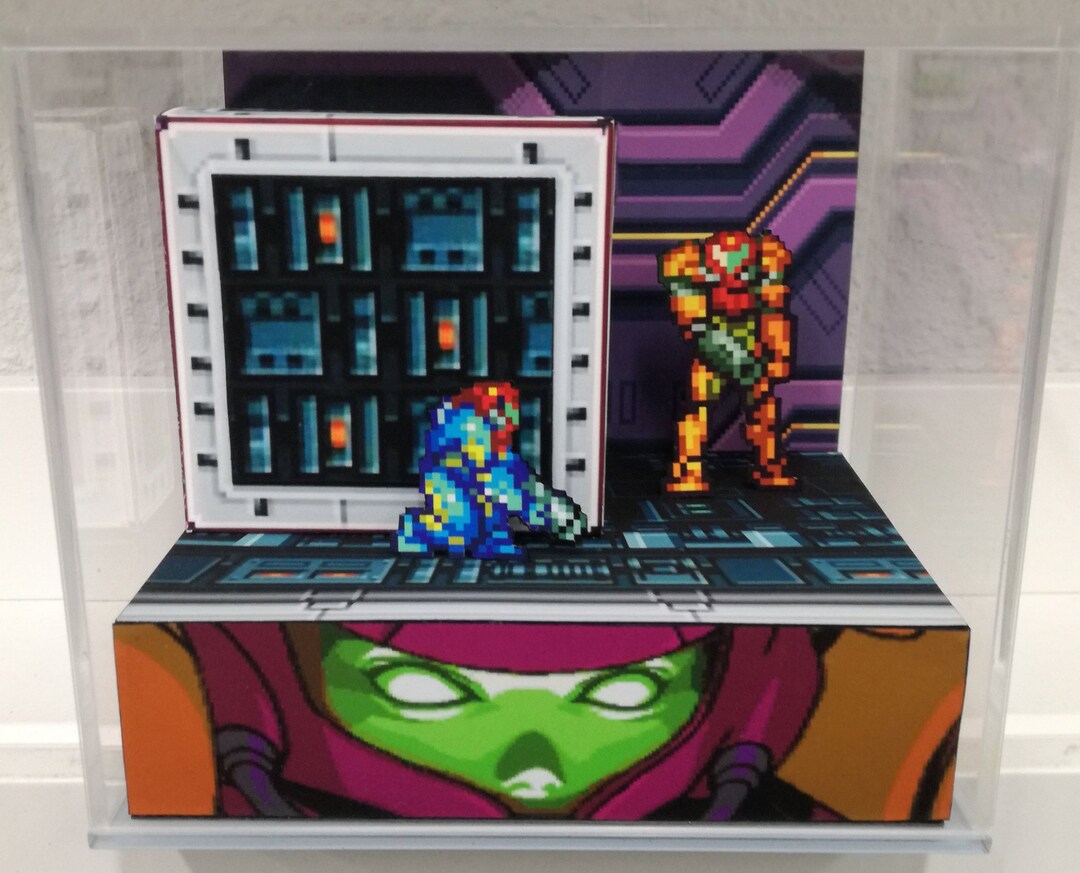 Metroid Fusion SA-X Cubic Diorama - Etsy