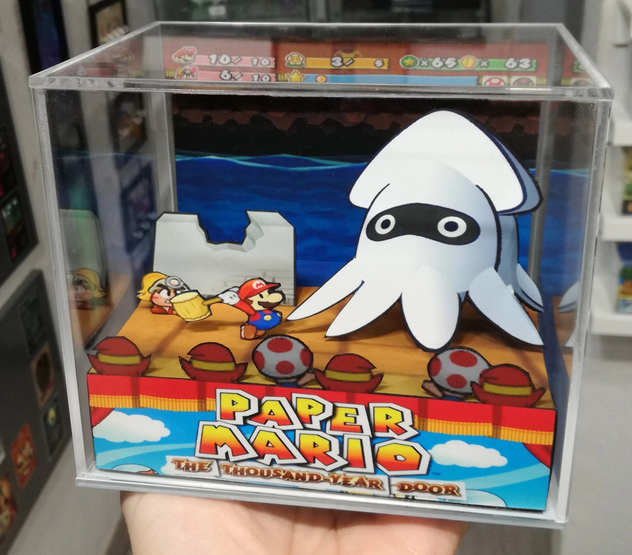 Paper Mario: the Thousand-year Door Cube Diorama - Etsy