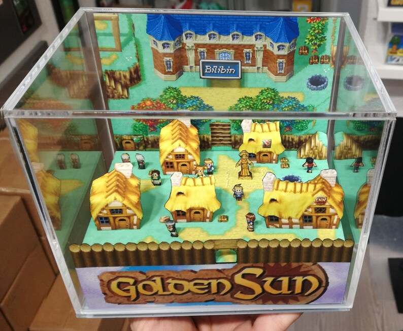 Golden Sun Bilibin Cubic Diorama - Etsy