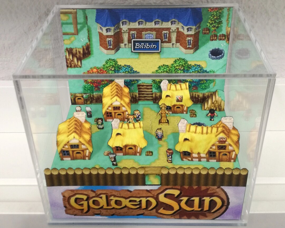 Golden Sun Bilibin Cubic Diorama - Etsy