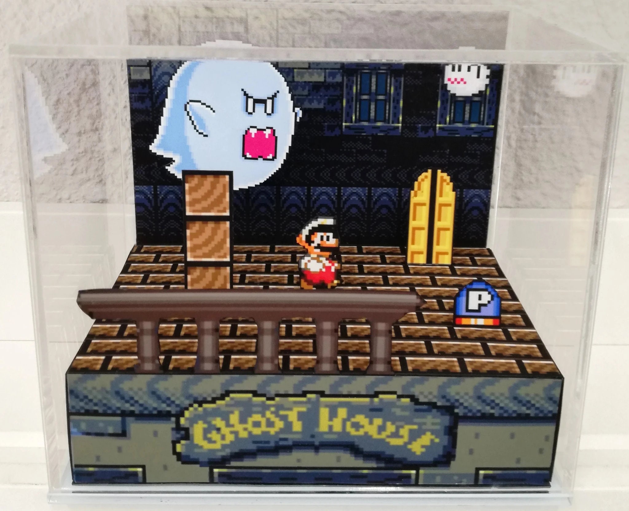 Super Mario World Cube Diorama - Etsy UK