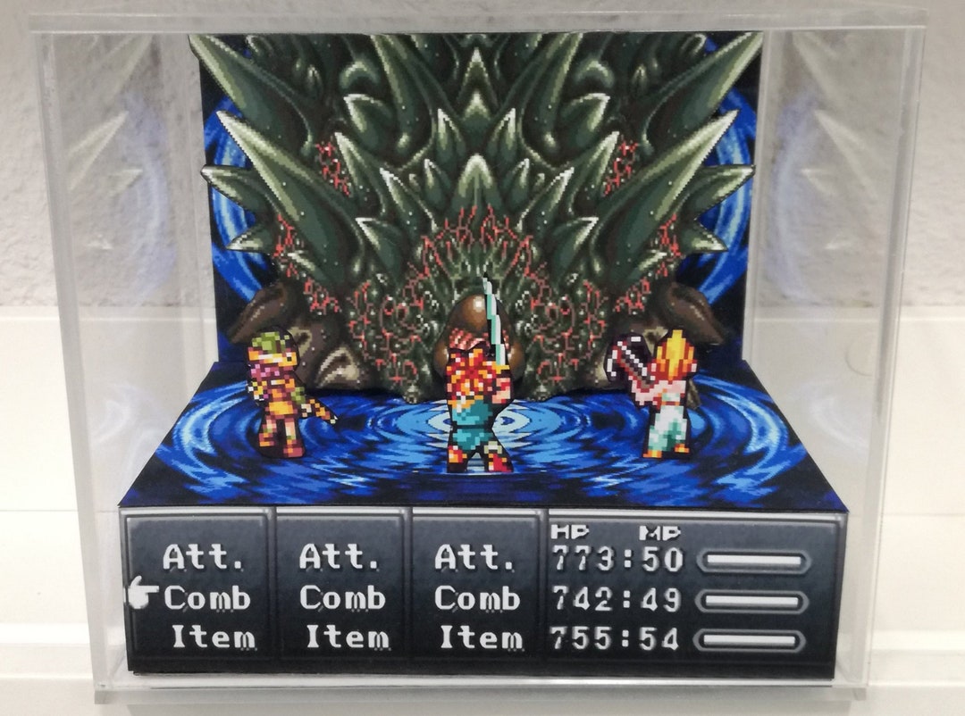 Chrono Trigger Lavos Cube Diorama - Etsy