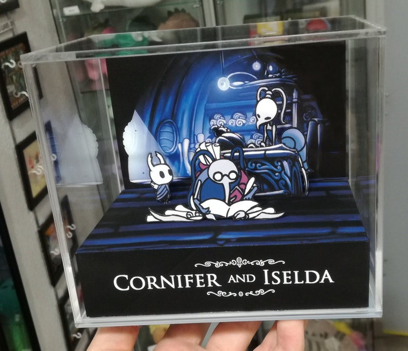 Hollow Knight Cornifer and Iselda Cubic Diorama - Etsy