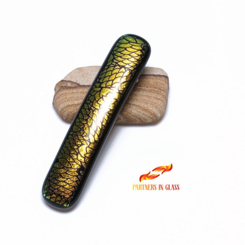 Glass Hair Barrette - Etsy