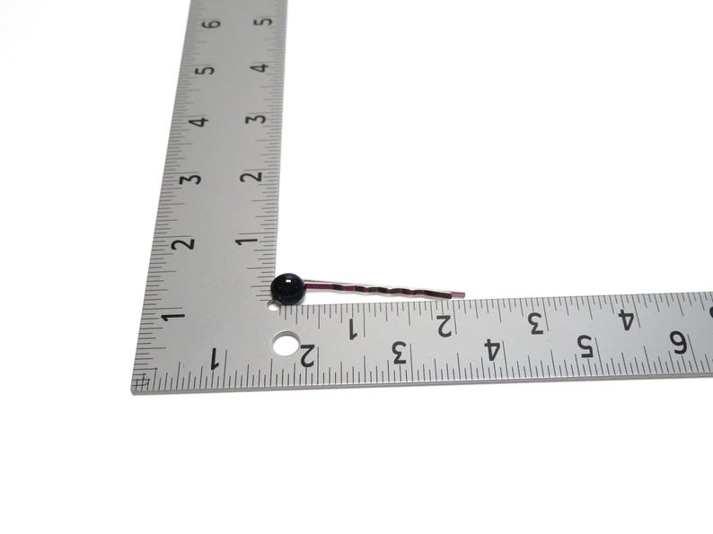 Dark Purple Dichroic Glass Hair Pins: Handcrafted Hair Accessories for ...