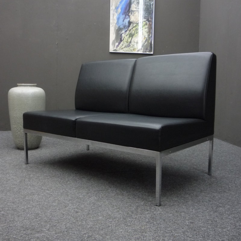 70er jahre design ledersofa - Etsy.de