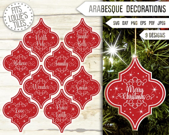 Arabesque Tile Svg Bundle. Arabesque Svg. Arabesque Ornaments | Etsy