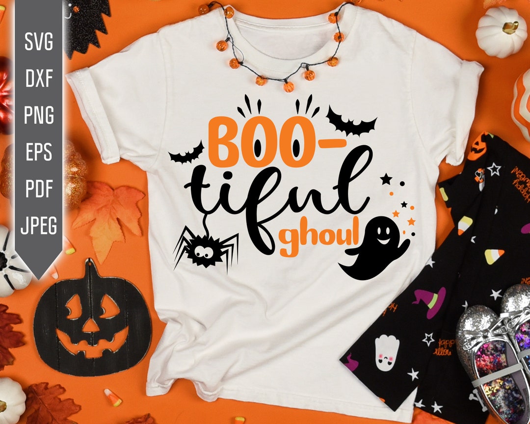 Bootiful Ghoul Halloween baby svg. Hermoso fantasma svg. Lindo ...