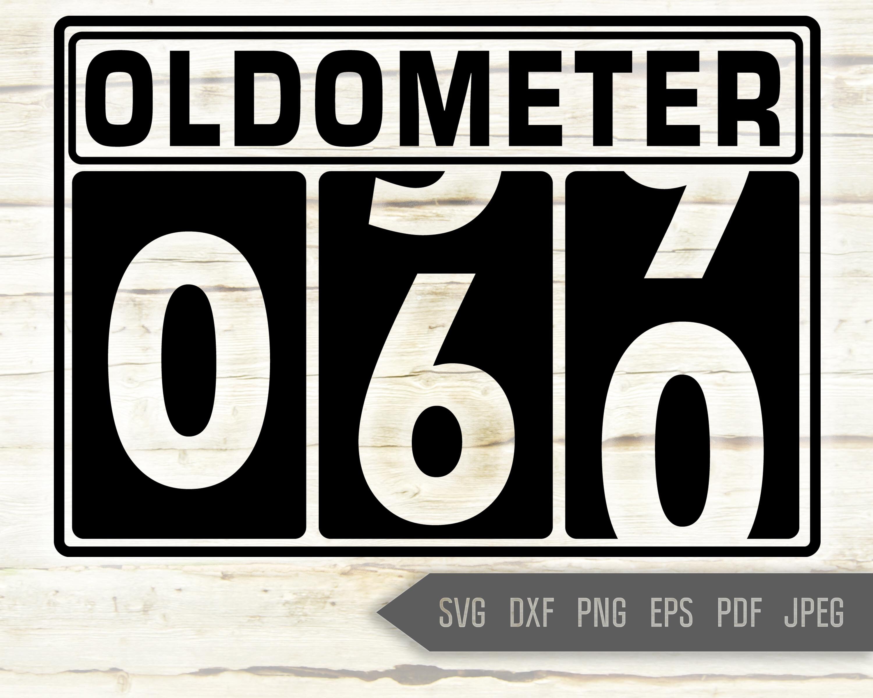 60th Birthday Svg. Oldometer Svg. Man Birthday Svg. Sixty Years Svg ...
