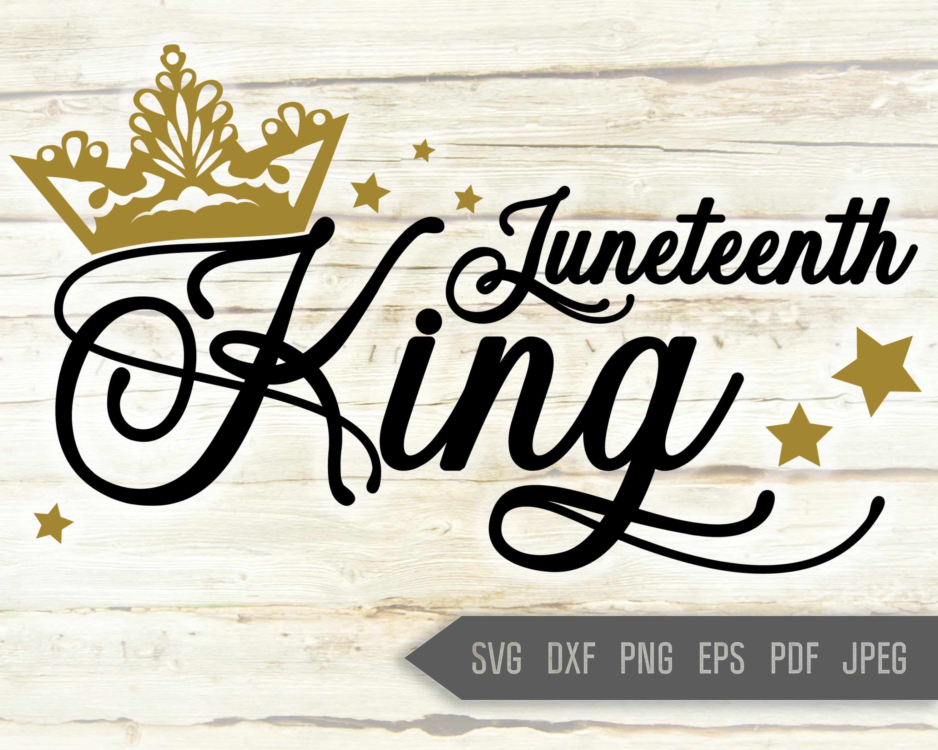 Juneteenth King SVG: Black Lives Matter, Cricut Silhouette (digital ...