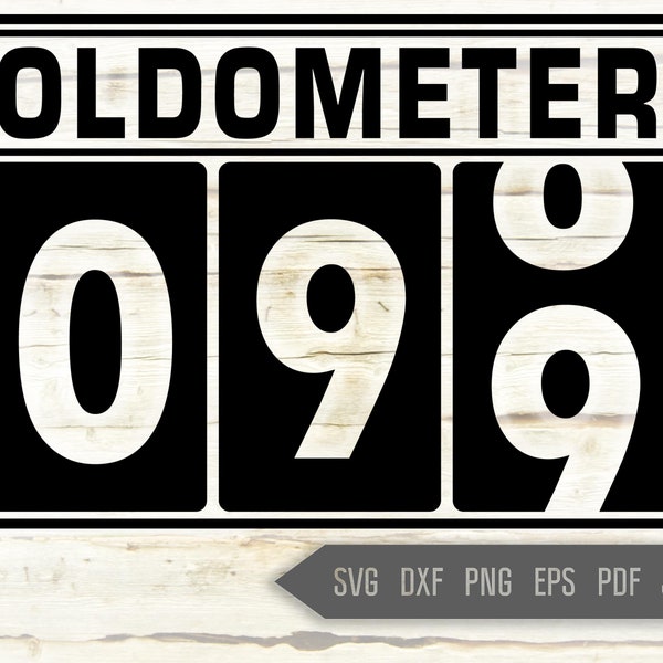 Oldometer Svg - Etsy