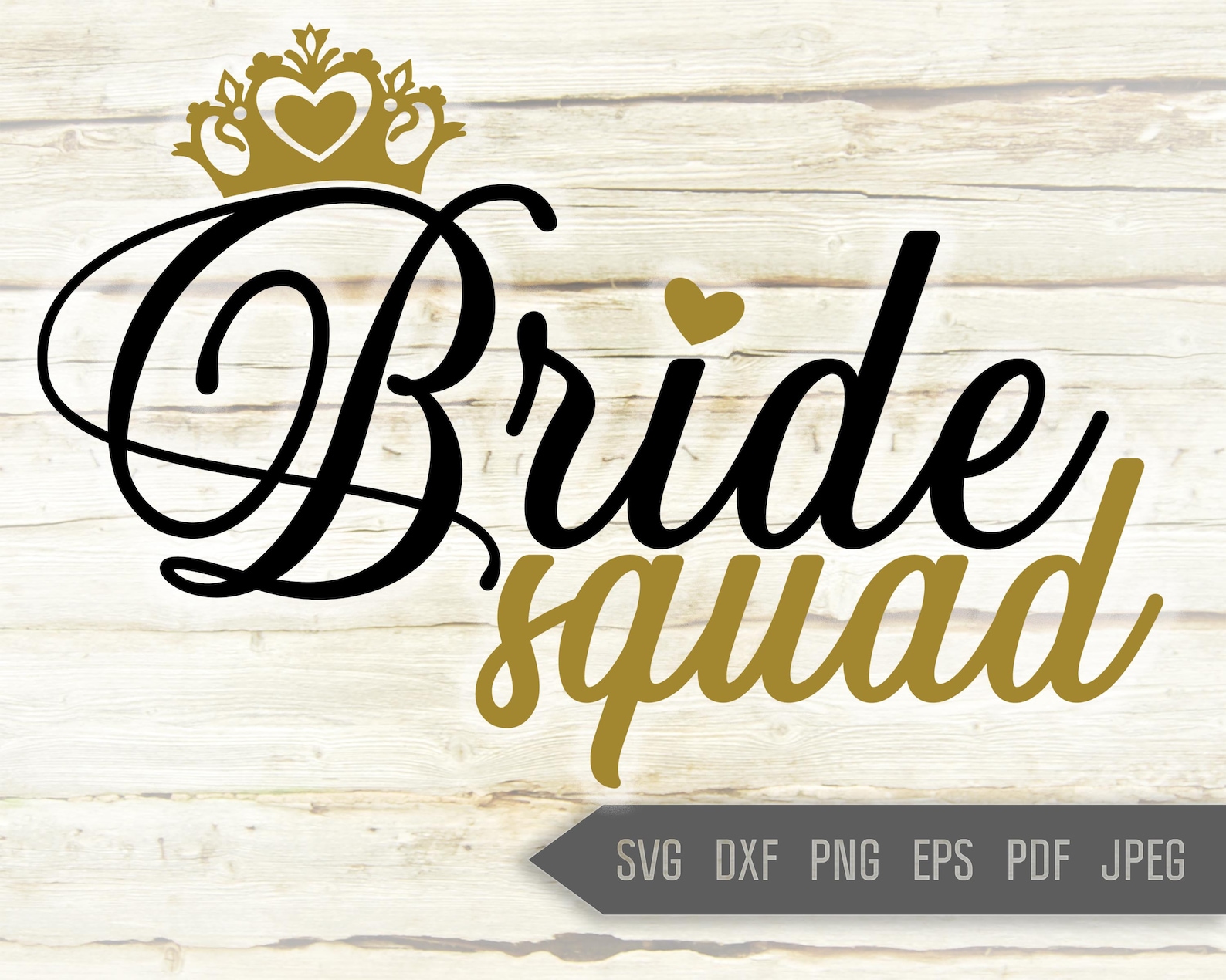 Bride Squad Svg Wedding Svg Bride Team Svg Bachelorette Etsy