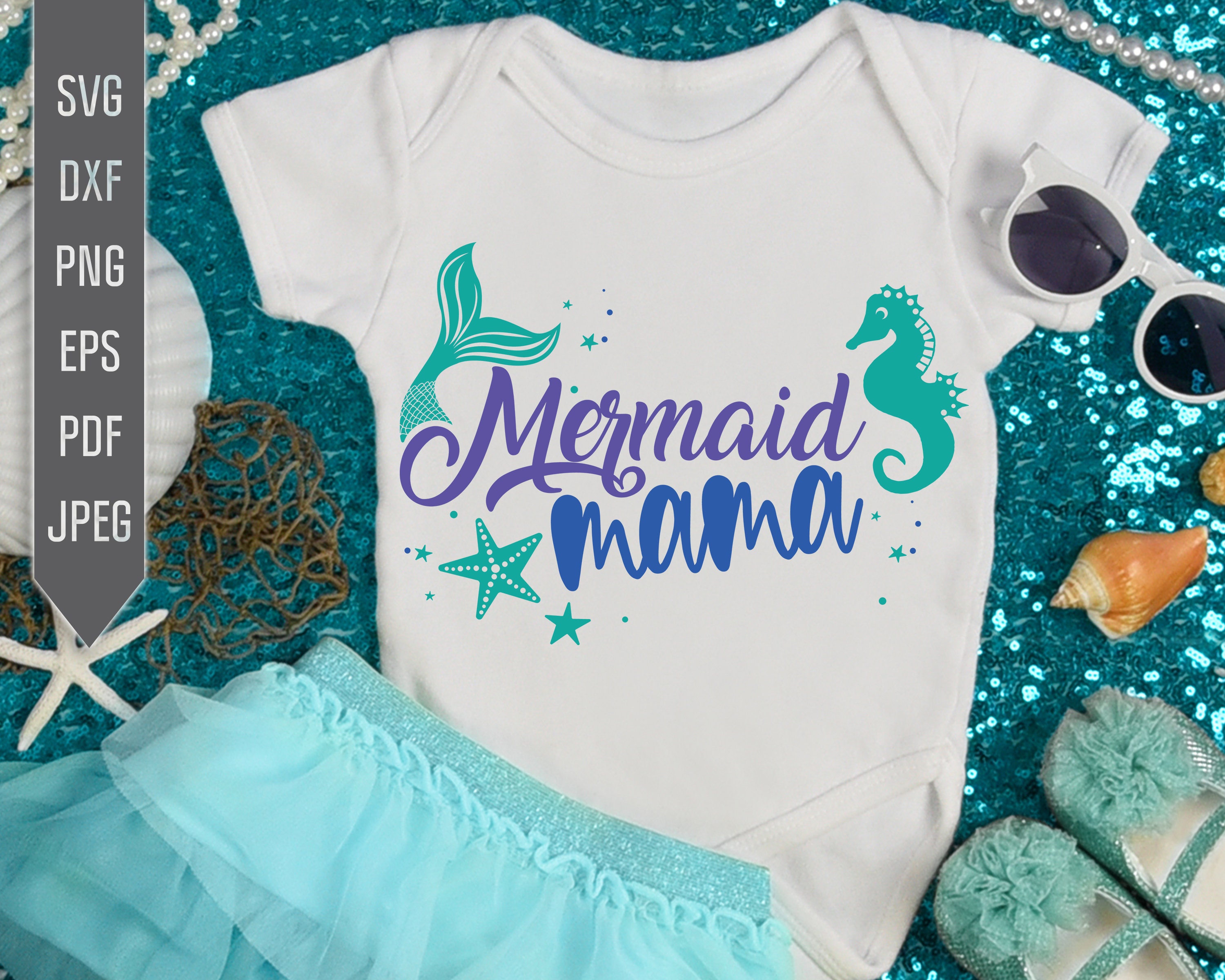 Mermaid Mama Svg. Mermaid Mother Svg. Mermaid Svg. Mermaid - Etsy Canada