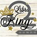Libra King Svg: Zodiac Horoscope Design (digital Download) - Etsy