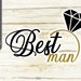 Best Man Svg. Groomsman Svg. Wedding Svg. Groom Team Svg. Wedding Roles ...