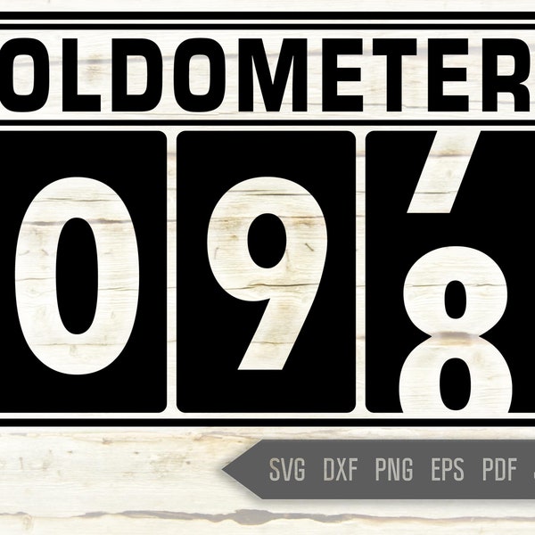Oldometer Svg - Etsy