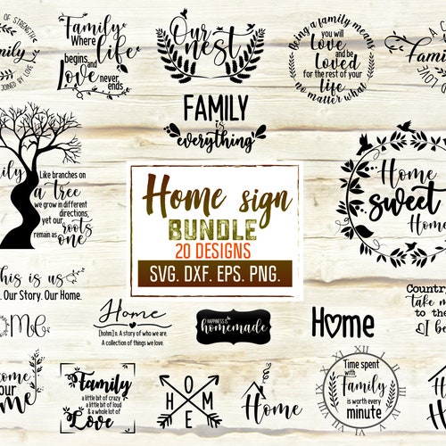 Scrapbooking Paper, Party & Kids Craft Supplies & Tools Home Sign svg ...