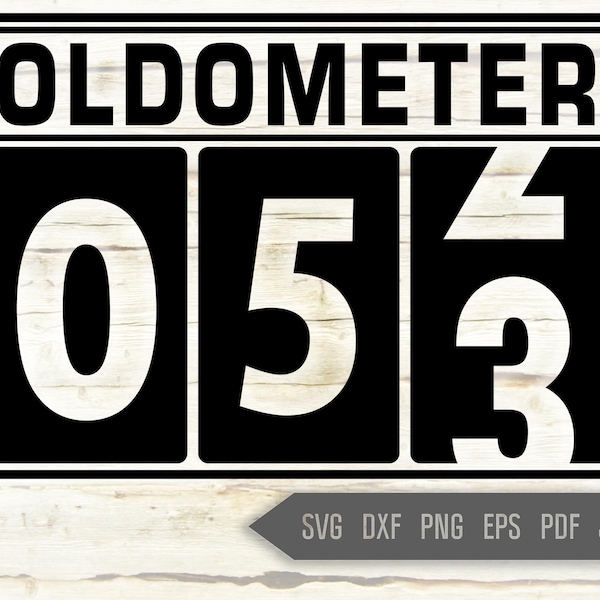 Oldometer Svg - Etsy