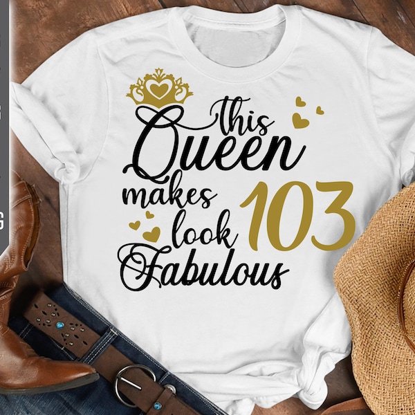 103 Birthday Card - Etsy