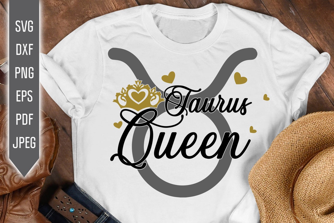 Taurus Queen Svg. Zodiac Sign Svg. Horoscope Svg. Taurus Sign - Etsy